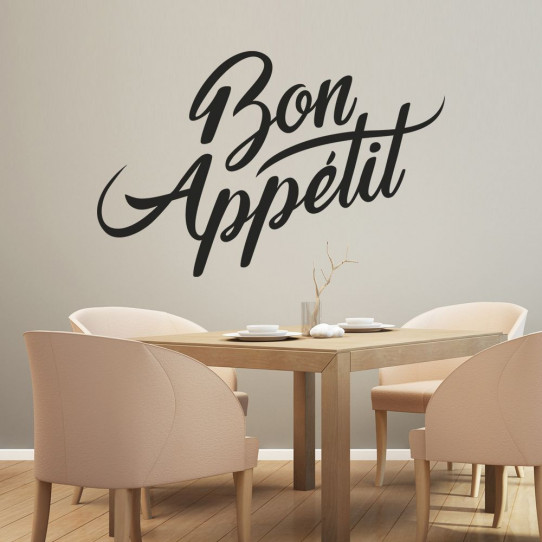 Stickers bon appétit - Des prix 50% moins cher qu'en magasin