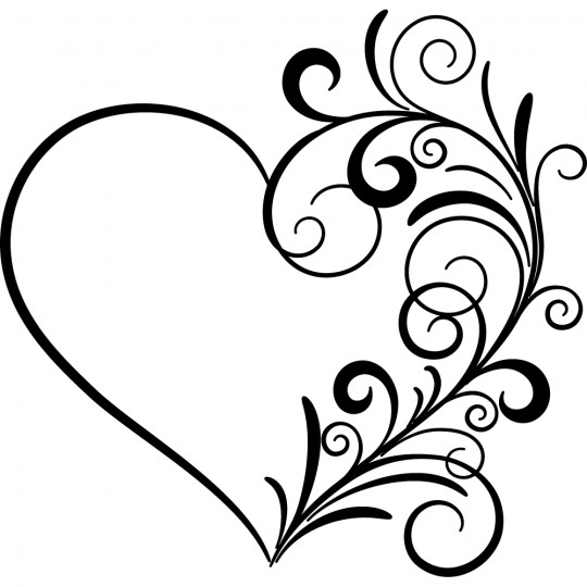 Stickers coeur ornement - Des prix 50% moins cher qu'en magasin Stickers coeur ornement - Des prix 50% moins cher qu'en magasin